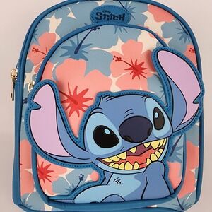 Bioworld | Bags | Rare Disney Stitch 3d Stitch Mini Backpack | Poshmark